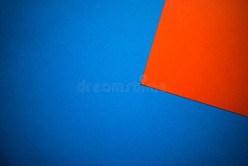 Blue and Orange Abstract Divided Background, Wallpaper, Brochure Stock ...