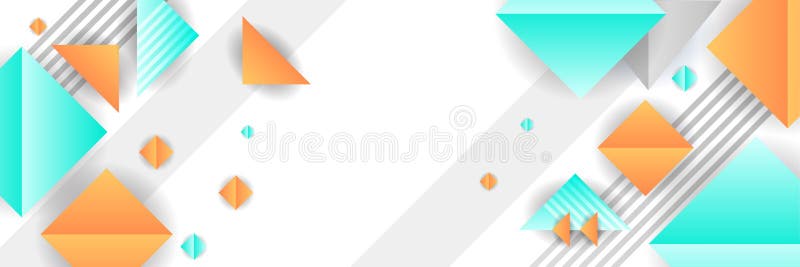 Blue and Orange Banner Background. Vector Abstract Graphic Design ...