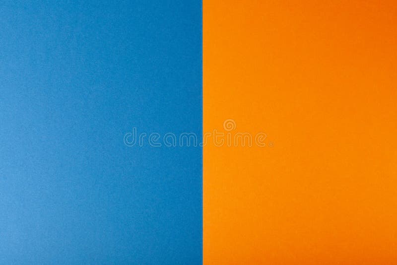 Blue and Orange Color Paper Background, Texture, Copy Space. Stock ... Blue and Orange Color Paper Background, Texture, Copy Space. Stock ...