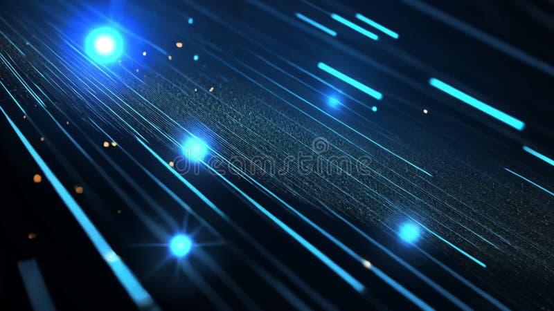 Blue and Orange Computer Screen with a Lot of Dots Stock Video - Video ...