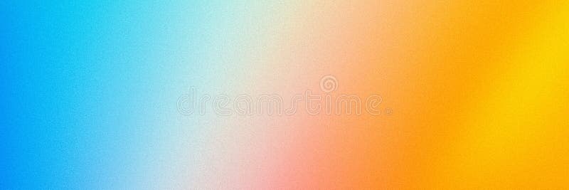 Blue Orange Gradient Background Noise Texture Grainy Colors Wide Banner ...