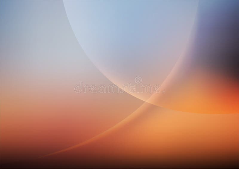 Blue and Orange Gradient Blur Background Vector Image Stock Vector ...