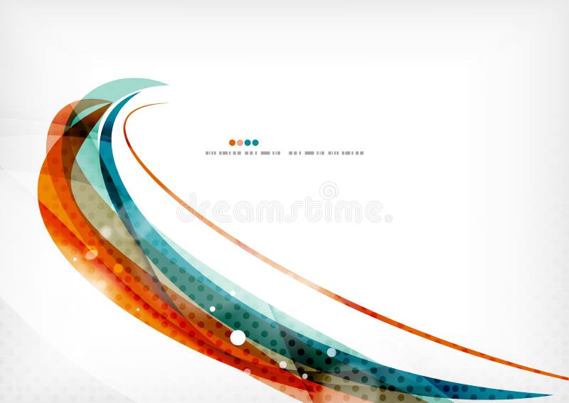 Blue orange line concept stock vector. Illustration of decoration ...