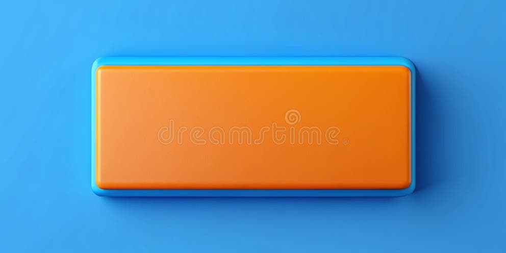 A Blue and Orange Rectangular Objects AI-Created Content Stock ...