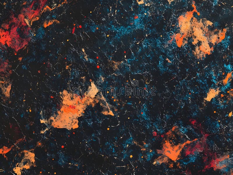 Blue, Orange, Red and Black Noise Texture. Stock Image - Image of metal ...