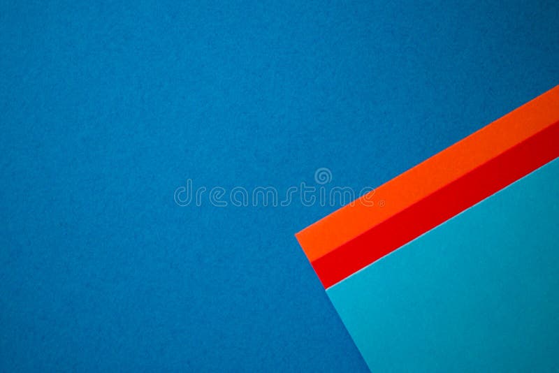Blue, Orange and Red Colored Paper Background, Template, Book Cover ...