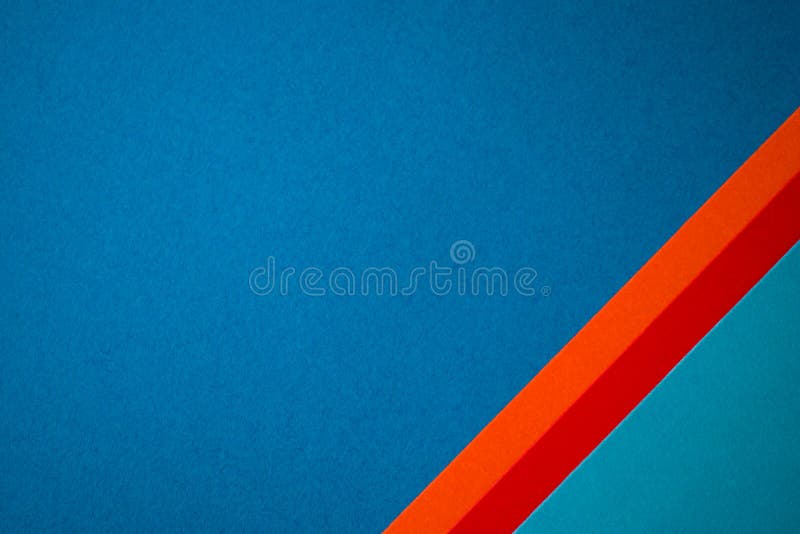Blue, Orange and Red Textured Colored Paper Template Stock Photo ...
