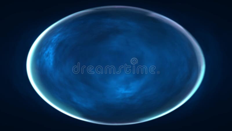 A Blue Orb in Space stock footage. Video of circular - 341947540