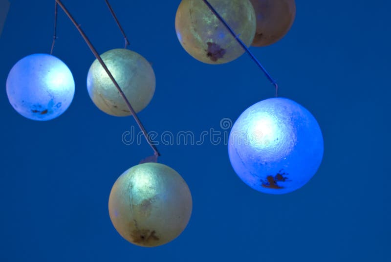 Green orbs stock image. Image of ball, decorative, bulbs - 5609725