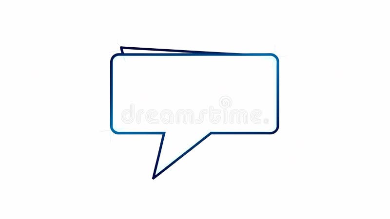 Speech Bubble Icon Against White Background for Communication and Chat ...