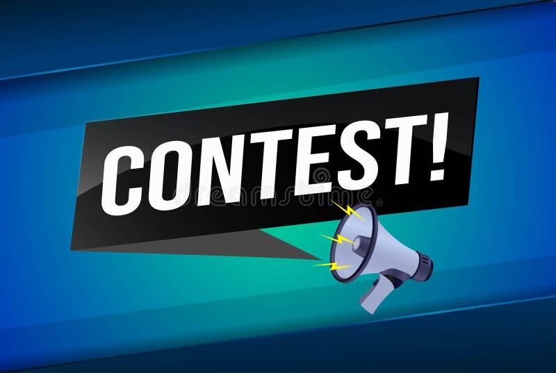 Contest Megaphone Loud Speaker Design for Ribbon Banner Poster Stock ...