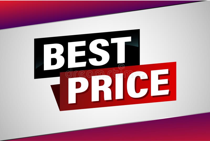Best Price Poster Banner Graphic Design Stock Vector - Illustration of ...