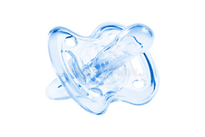 Blue pacifier stock photo. Image of closeup, silicone - 28478438