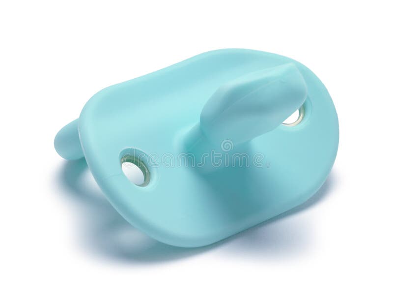 Blue Pacifier stock photo. Image of pacifier, white - 283127166
