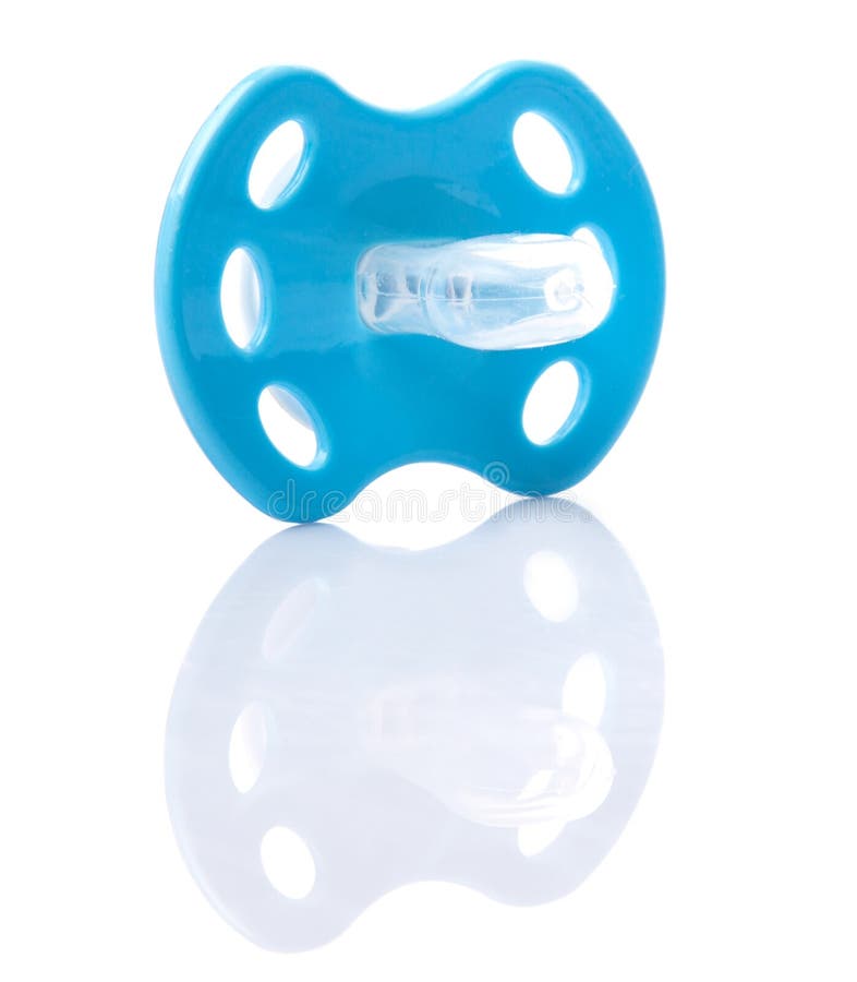 Blue Pacifier II stock image. Image of soothing, pacify - 44566527