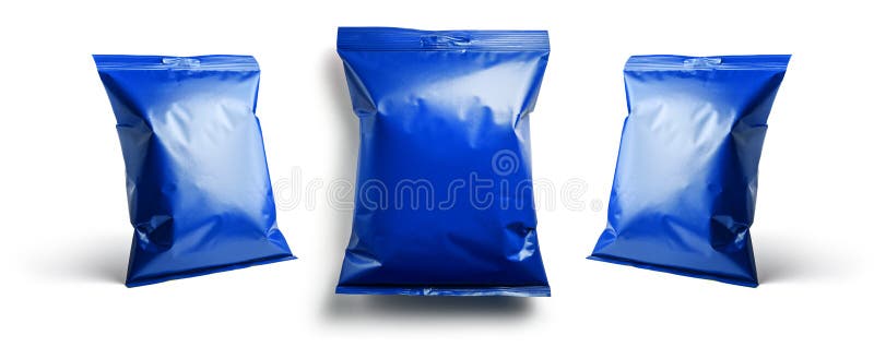 Blue Packaging Template for Your Design Stock Illustration ...