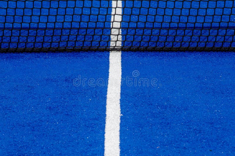 Paddle Tennis Blue Hard Court Texture Can Used As Soccer, Football ...