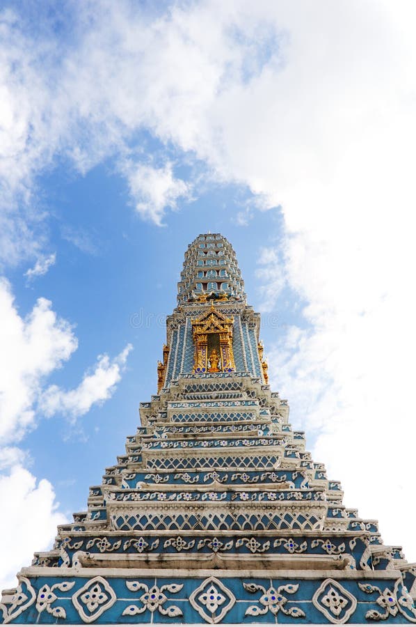 Blue pagoda stock image. Image of buddha, history, asia - 15494489