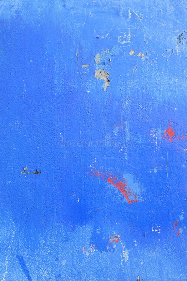 Blue paint stock photo. Image of exfoliation, peels, painting - 18515460