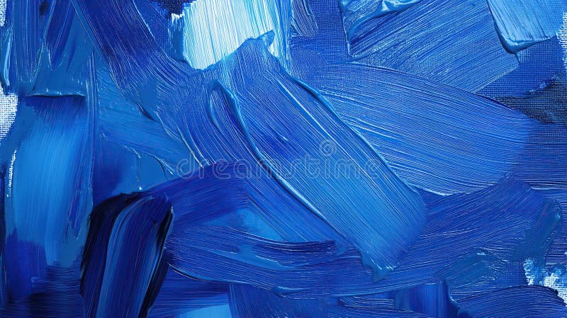 Blue Paint Brush Stroke Texture. Abstract Art Background Stock ...