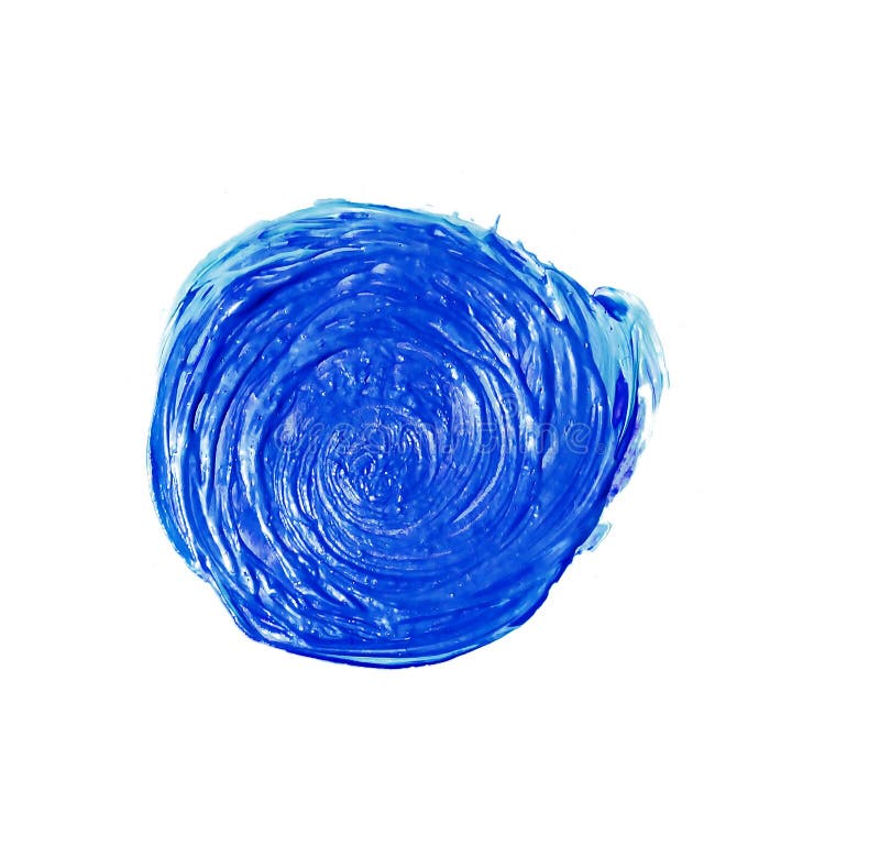 Blue paint circle stock illustration. Illustration of circle - 84368196