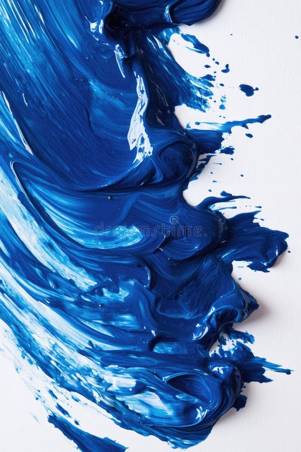 Blue Paint Close Up stock image. Image of design, supply - 376684335