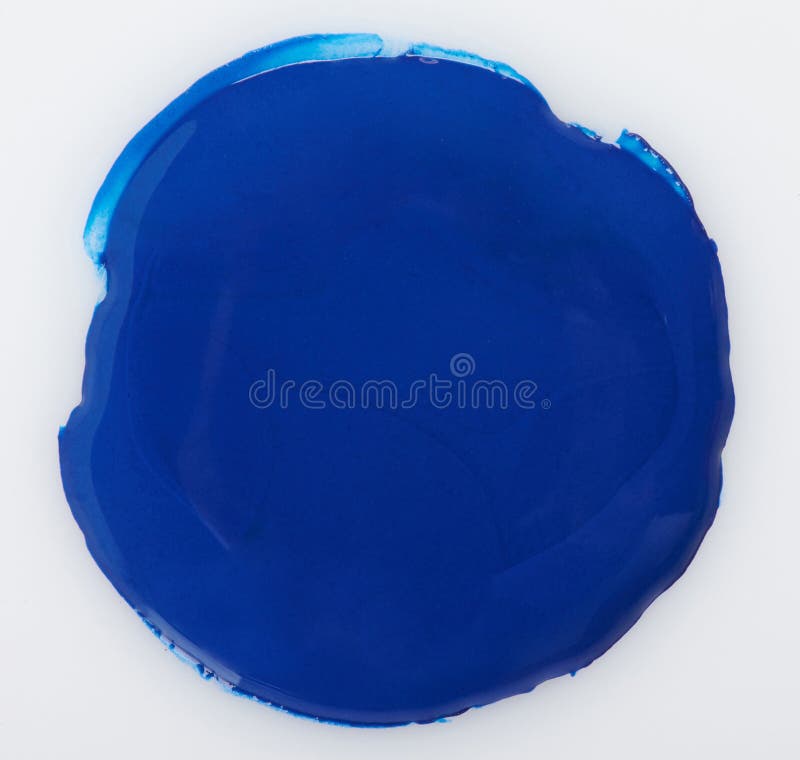 Blue paint drop stock image. Image of fluid, liquid - 143453405