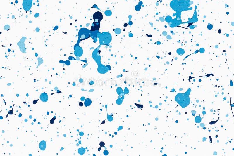 Blue Paint Drops Texture Background Blue Color Stock Image - Image of ...