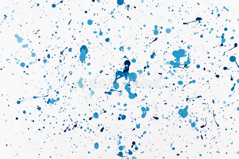 Blue Paint Drops Texture Background Blue Color Stock Image - Image of ...