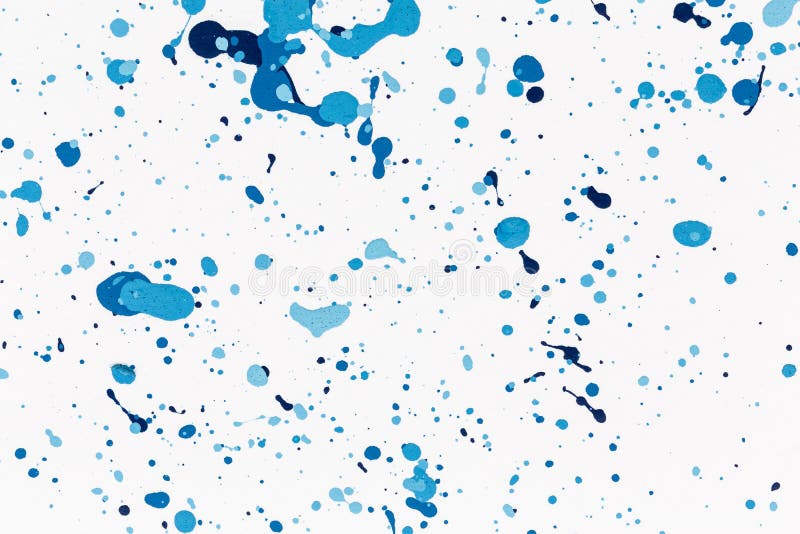 Blue Paint Drops Texture Background Blue Color Stock Illustration ...