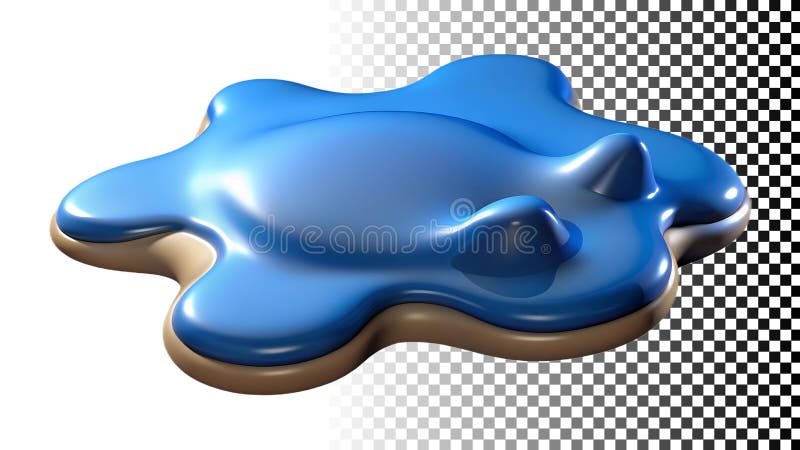 Blue Paint Splash, an Artistic Element for Design and Creativity Png ...