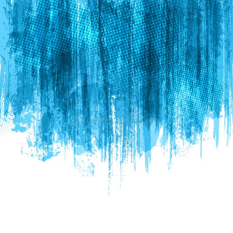 Blue paint splodge stock illustration. Illustration of paint - 2767313