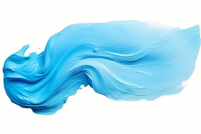 Blue Paint Texture, Abstract Light Texture, Splash of Paint on a Light ...