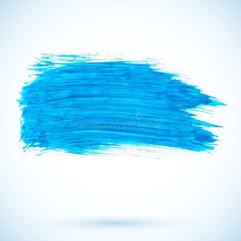 Blue Paint Texture Vector Stain Stock Vector - Illustration of color ...