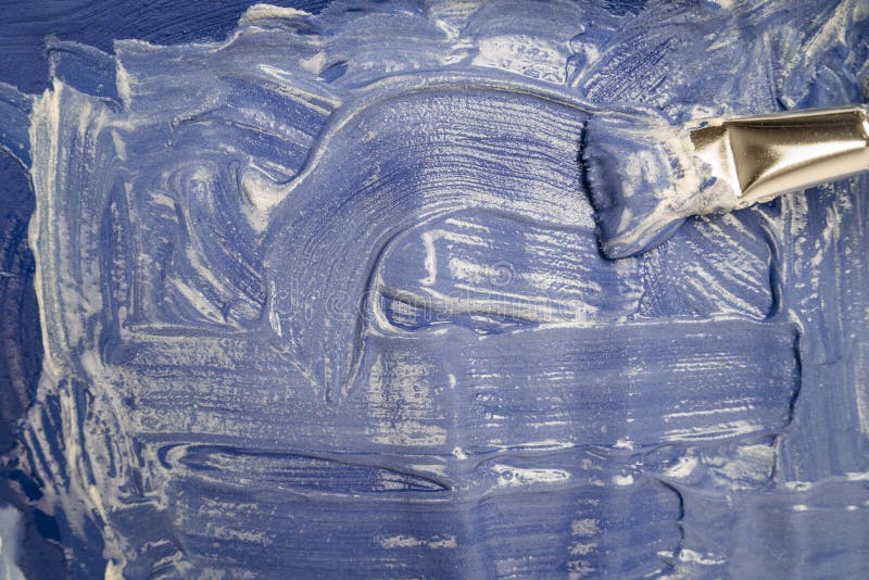 Blue paint texture on wall stock image. Image of paint - 178876767