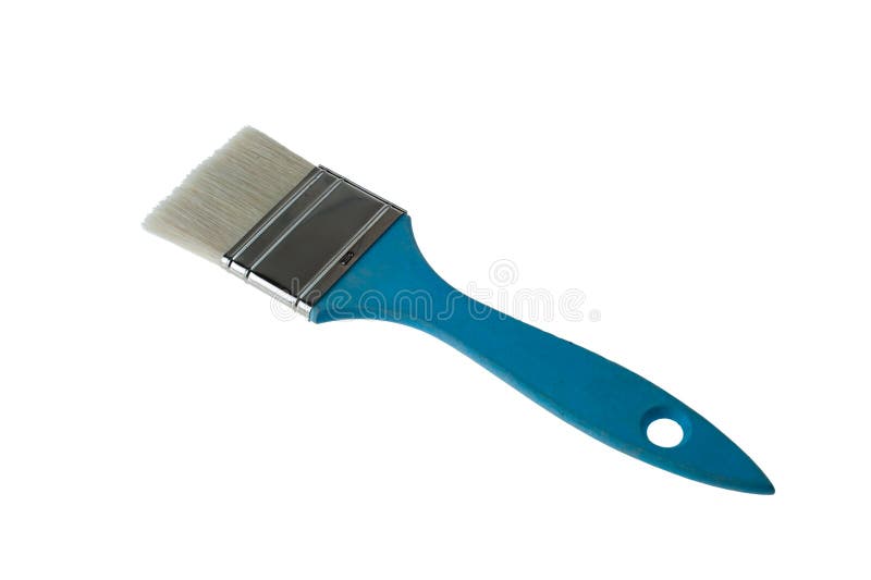 Blue Paintbrush 2 stock photo. Image of brush, paintbrush - 47104
