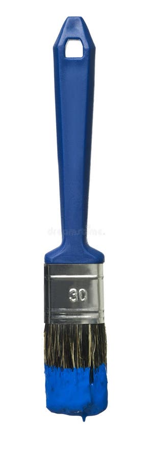 Blue Paintbrush 2 stock photo. Image of brush, paintbrush - 47104