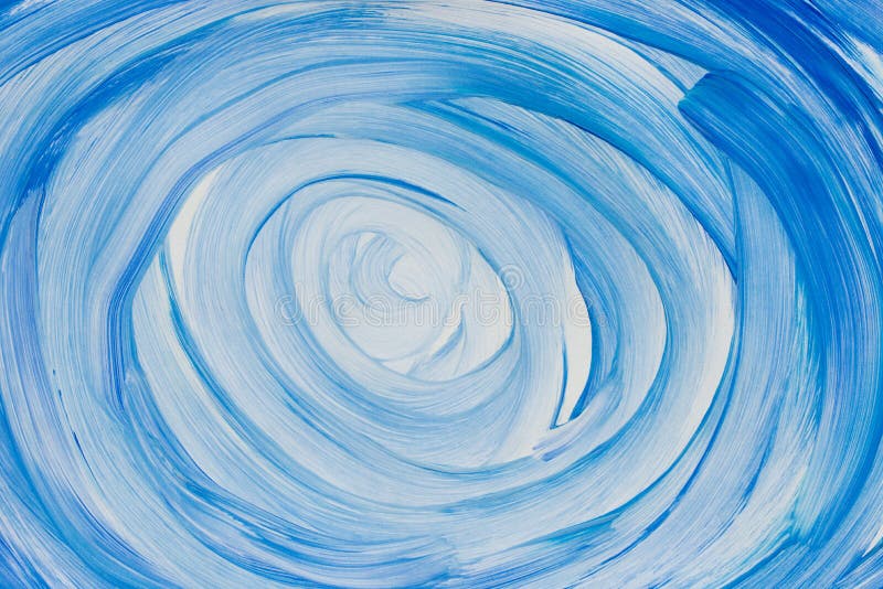 Blue Painted Circle Pattern on White Paper Background Texture Stock ...