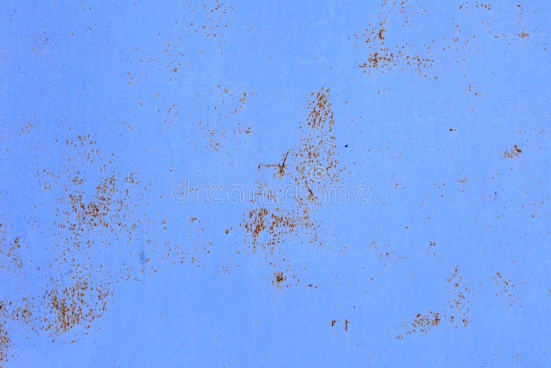 Blue Painted Metal Background with Streaks of Rust for Creativity ...