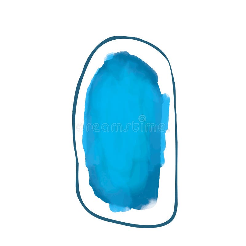 A Blue-painted Spot in a Painted Frame.. Poster Design, Cover ...