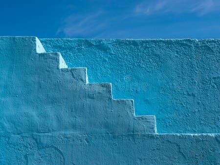 Blue Painted Steps Pattern stock photo. Image of ascending - 40614682