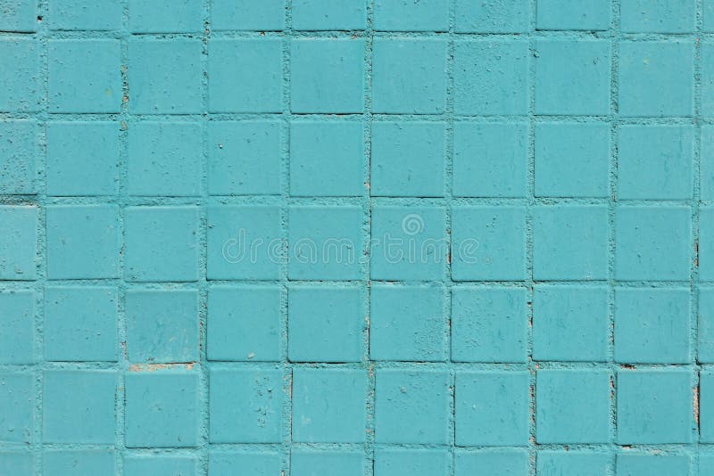 Blue Painted Tiles Wall Texture. Urban Street Background Stock Photo ...