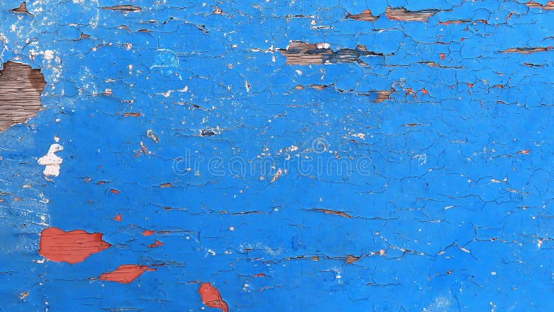 Blue Painted Wood Texture Loop. Weathered Paint Wooden Board Stock ...