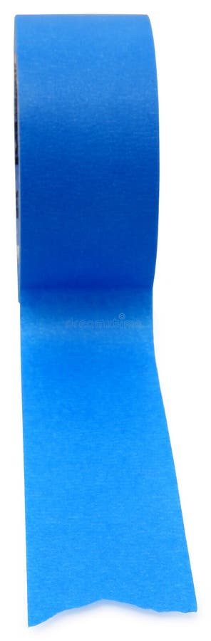 Blue Painters Tape stock photo. Image of peel, roll, cover - 1673718