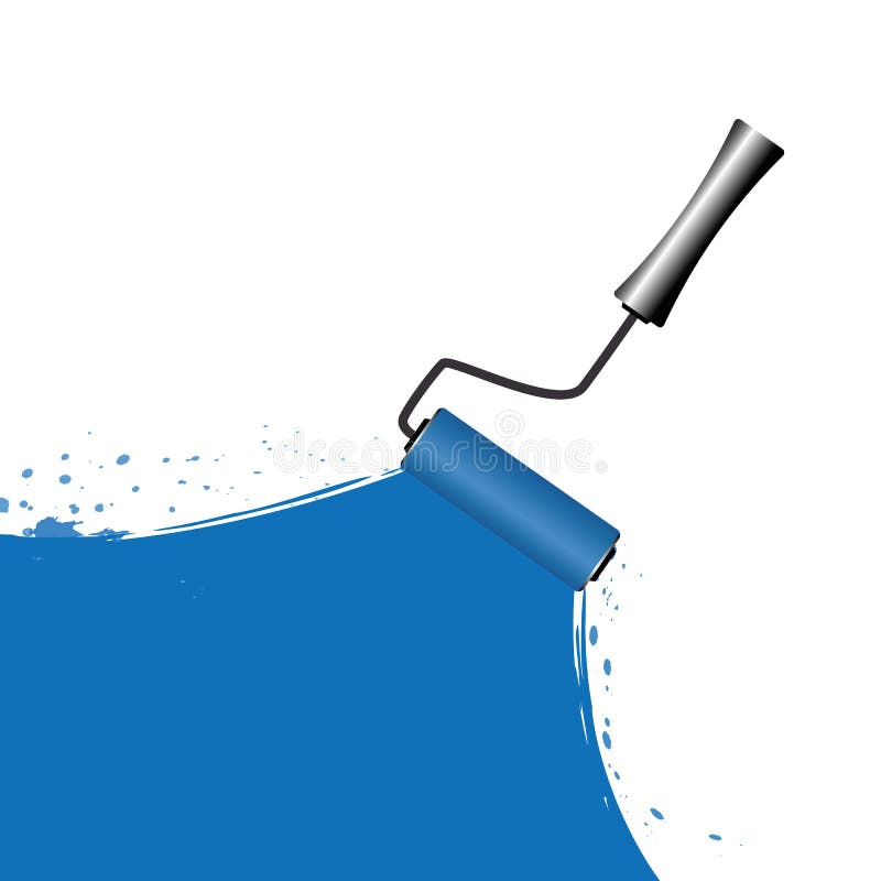Blue Paintroller Stock Illustrations – 414 Blue Paintroller Stock ...