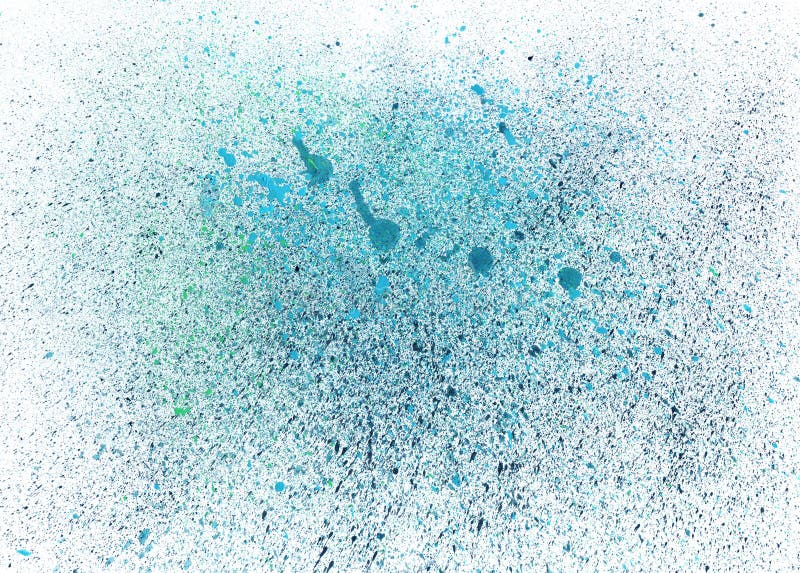 Blue Painting Texture with Splash Stock Photo - Image of pictured ...