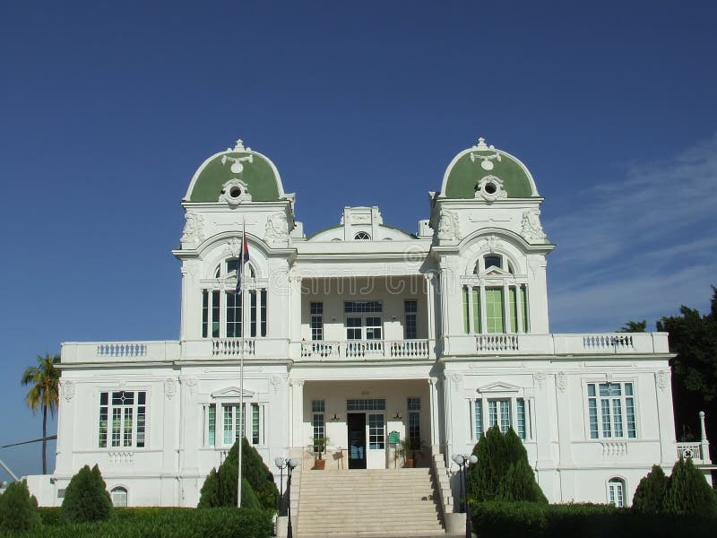 Blue palace front view stock photo. Image of building - 6047538