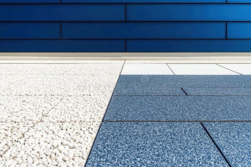 Blue Panels Compliment Textured Ground, Surface Texture Stock Image ...