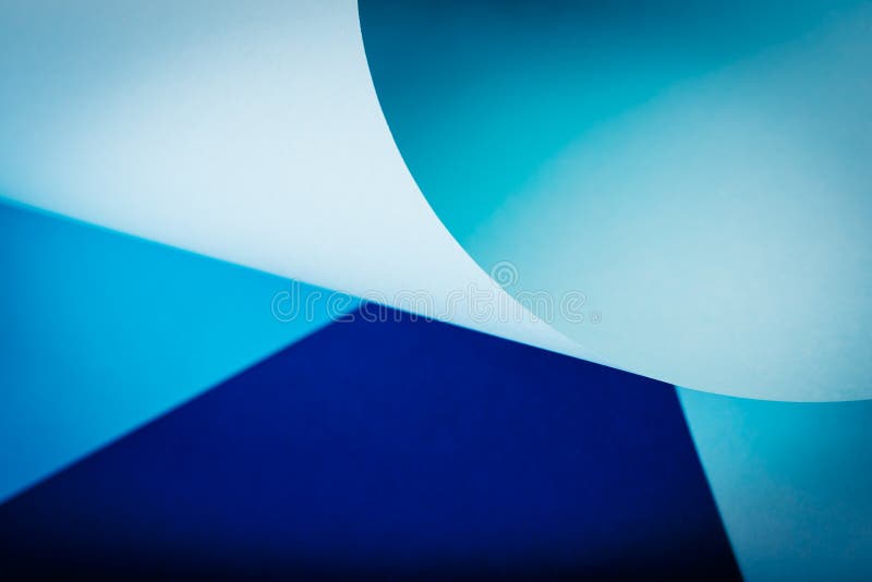 Blue Paper Abstract Background Stock Image - Image of wave, texture ...