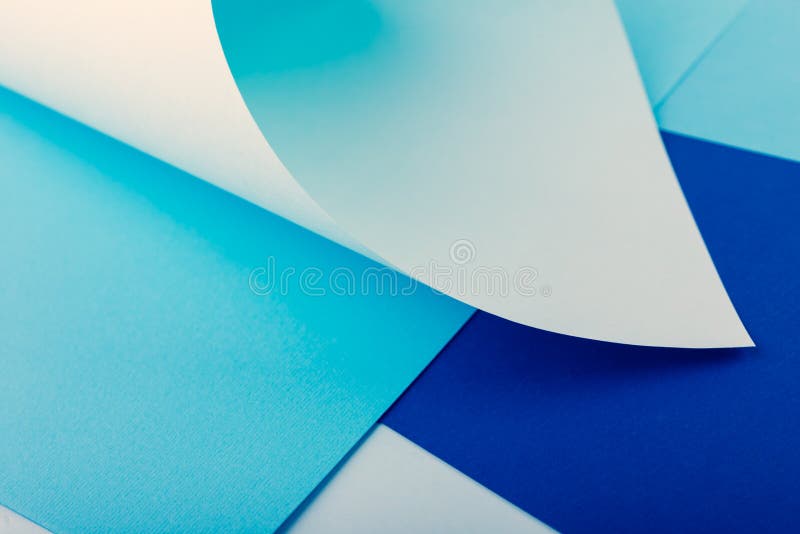 Blue Paper Abstract Background Stock Photo - Image of orange, palette ...